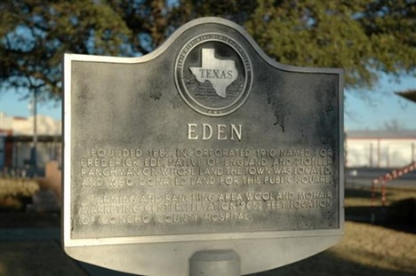 History of Eden | Eden TX